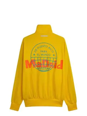 Adidas X Bad Bunny Dtmf Tour Merch Madrid Firebird Track Jacket - Yellow
