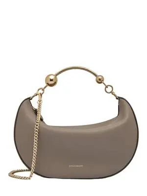 Strathberry Crescent Moon Bag - Grey