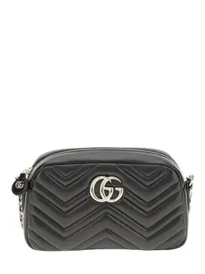 Gucci Gg Marmont Shoulder Bag - Black