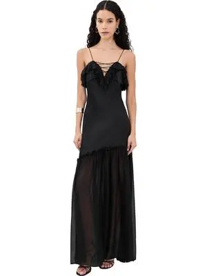 Ulla Johnson Elaria Silk Gown - Noir