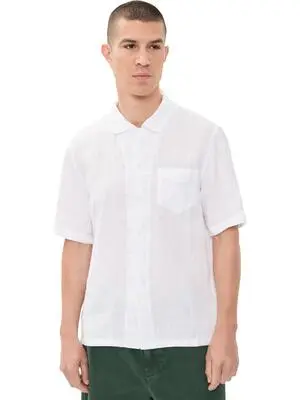 ALEX MILL Linen Camp Shirt - White