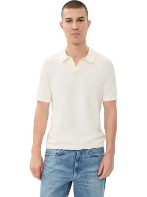 Rails Baker Polo - Ivory