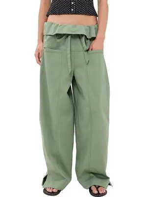 Free People Fisherman Pants - Mistletoe
