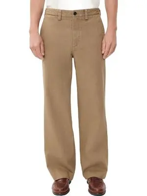 AARON LEVINE Sulphur Dyed Workwear Pants - Dune