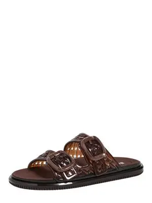 Melissa Possession Jelly Sandals With Woven Detail And Buckle Straps - Brown