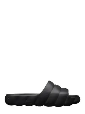 Moncler Lilo Quilted Sliders - Black