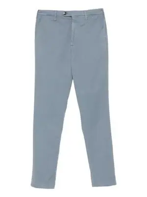 Canali Button Chinos - Blue