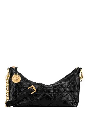 Dior Star Hobo Bag With Chain - Black
