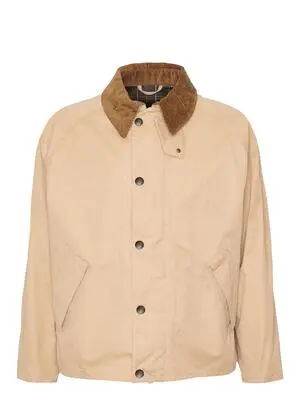 Barbour High-neck Long-sleeved Jacket With Contrast Collar - Nude