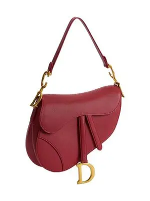 Dior Dior Saddle Bag With Adjustable Shoulder Strap Red
