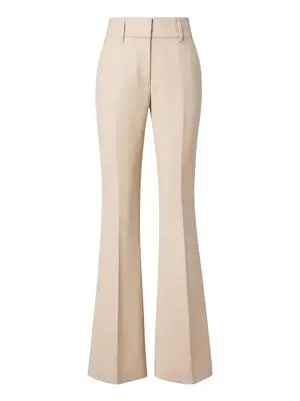Gabriela Hearst Rhein High-rise Wool Flared Pants - Beige