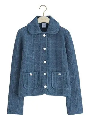 Dior Macrocannage Regular-fit Jacket - Blue