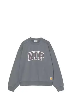 Carhartt Work In Progress Logo Crewneck Sweatshirt - Gray