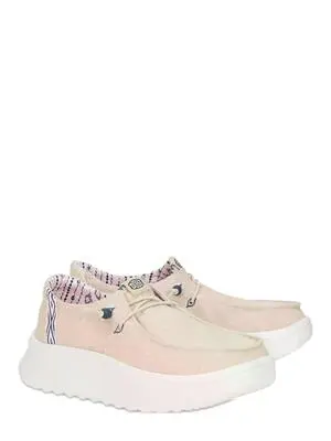 HEY DUDE Wally Platform Sneakers - Neutrals