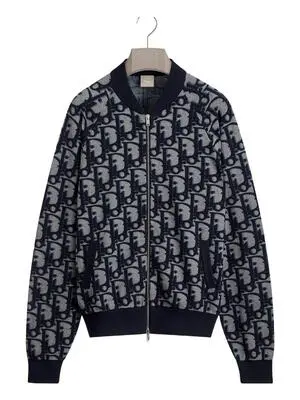 Dior Oblique Bomber Jacket - Blue