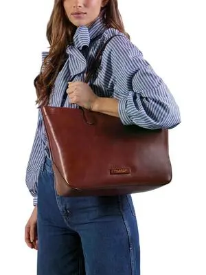 THE BRIDGE The Bridge Leather Tote Bag