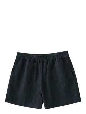 Studio Nicholson Elastic Waist Shorts - Indigo