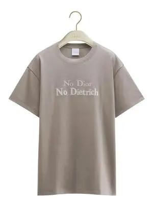 Dior T-shirt With Lettering - Gray