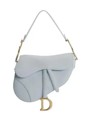 Dior Saddle Bag With Strap - Ice-blue