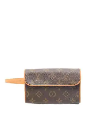 LOUIS VUITTON 2002 Florentine Pochette Belt Bag - Brown