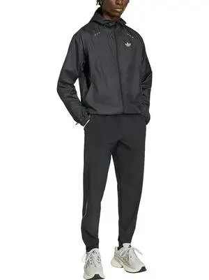 Adidas Tech Trefoil Essentials Track Pants - Black