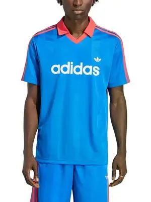 Adidas Archive Striped Polo T-shirt - Blue