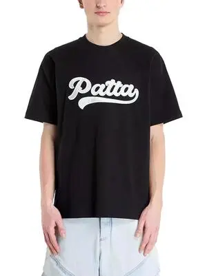PATTA Logo-patch T-shirt - Black