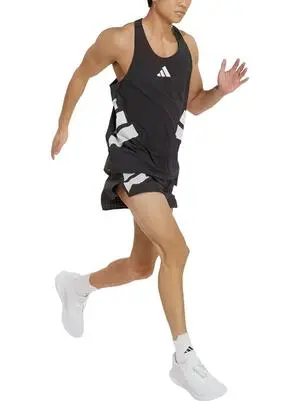 Adidas Adizero Road To Records Split Shorts - Black