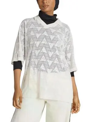Adidas Lace Football Jersey - White