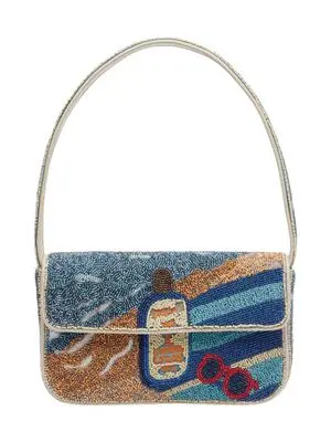 Staud Tommy Beaded Shoulder Bag - Multicoloured