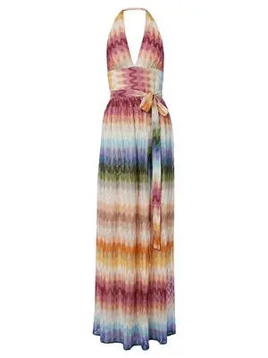 Missoni Halterneck Maxi Dress - Multicoloured