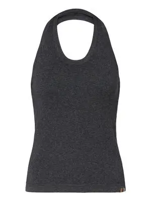 Extreme Cashmere N°409 Halterneck Top - Grey