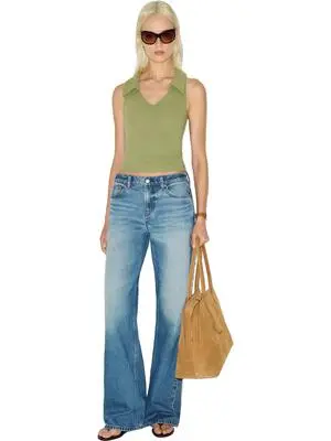 REFORMATION Austine Knit Top - Green