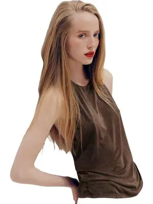 REFORMATION Reformation Hugo Knit Top Brown