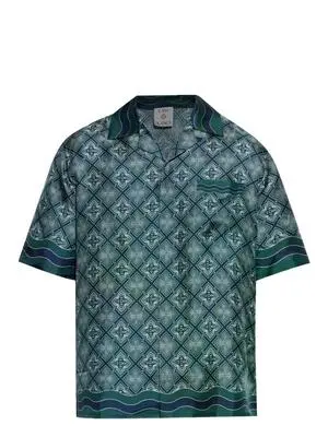 Casablanca Radiating Monogram Shirt - Blue