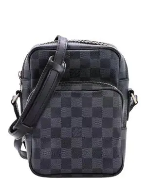 LOUIS VUITTON Louis Vuitton Damier Graphite Crossbody Bag Black