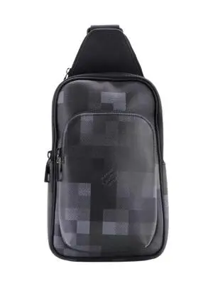 LOUIS VUITTON Avenue Sling Bag Nm Damoflage Canvas - Black