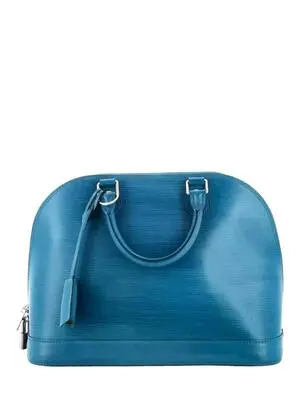 LOUIS VUITTON Alma Satchel - Blue