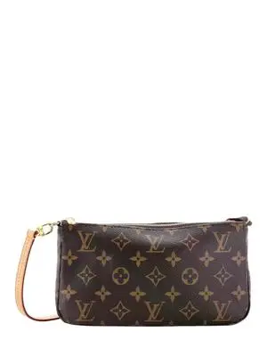 LOUIS VUITTON Monogram Pochette Accessoires Nm Clutch Bag - Brown