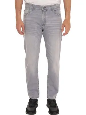 BOSS Cotton Denim Skinny Jeans - Grey