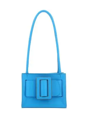 Boyy Light Leather Bobby 18 Soft Shoulder Bag - Blue