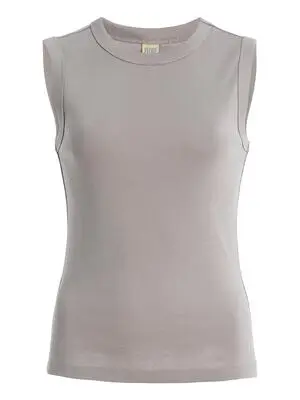 FLORE FLORE Flore Flore Esme Cotton Ribbed Tank Top