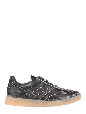 MAISON MARGIELA Studded Low 'worn-out' Sneakers - Black