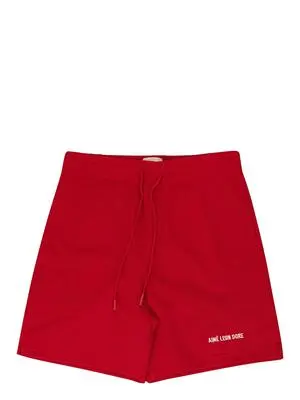 Aimé Leon Dore Logo Gym Short - Red