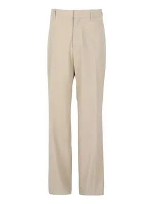 FERRAGAMO Wide Leg Trousers - Tan