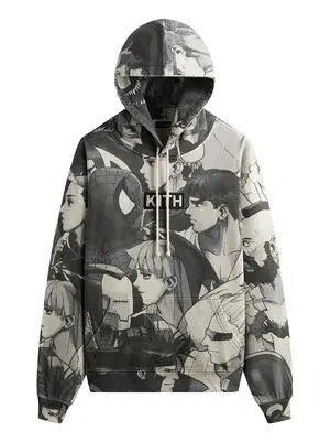 Kith X Marvel Vs. Capcom Fighter All-over Printed Hoodie - Black
