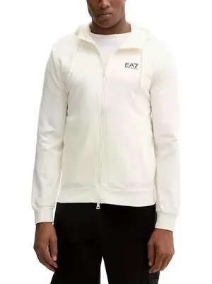 EA7 Zip-up Hoodie - Neutrals
