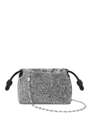 Loewe Mini Beaded Flamenco Purse - Black