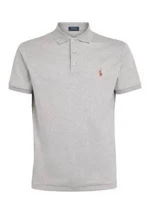 Polo Ralph Lauren Pima Cotton Slim Polo Shirt - Grey