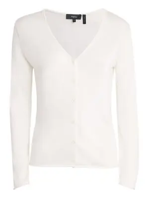 Theory Sheer V-neck Cardigan - Green